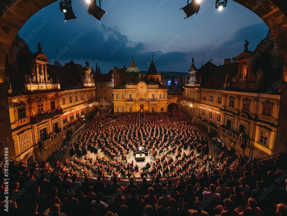 Prague Spring International Music Festival classical performances Stock ...