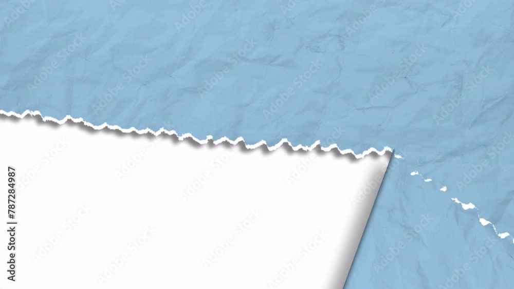Torn Paper with Alpha Channel. Paper wrap torn transition animation ...