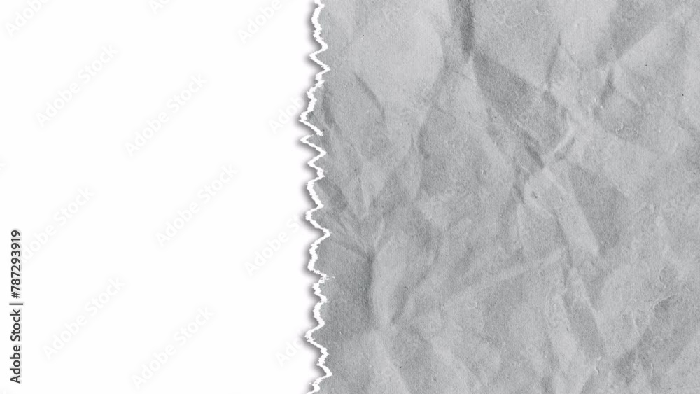 Torn Paper with Alpha Channel. Paper wrap torn transition animation ...