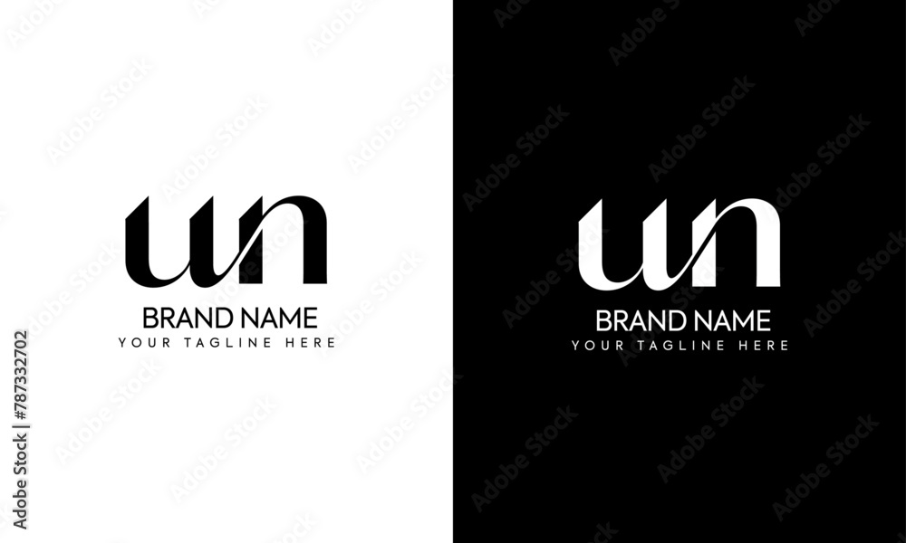 Initial un logo design png, un letter logo design, Letter un logo ...
