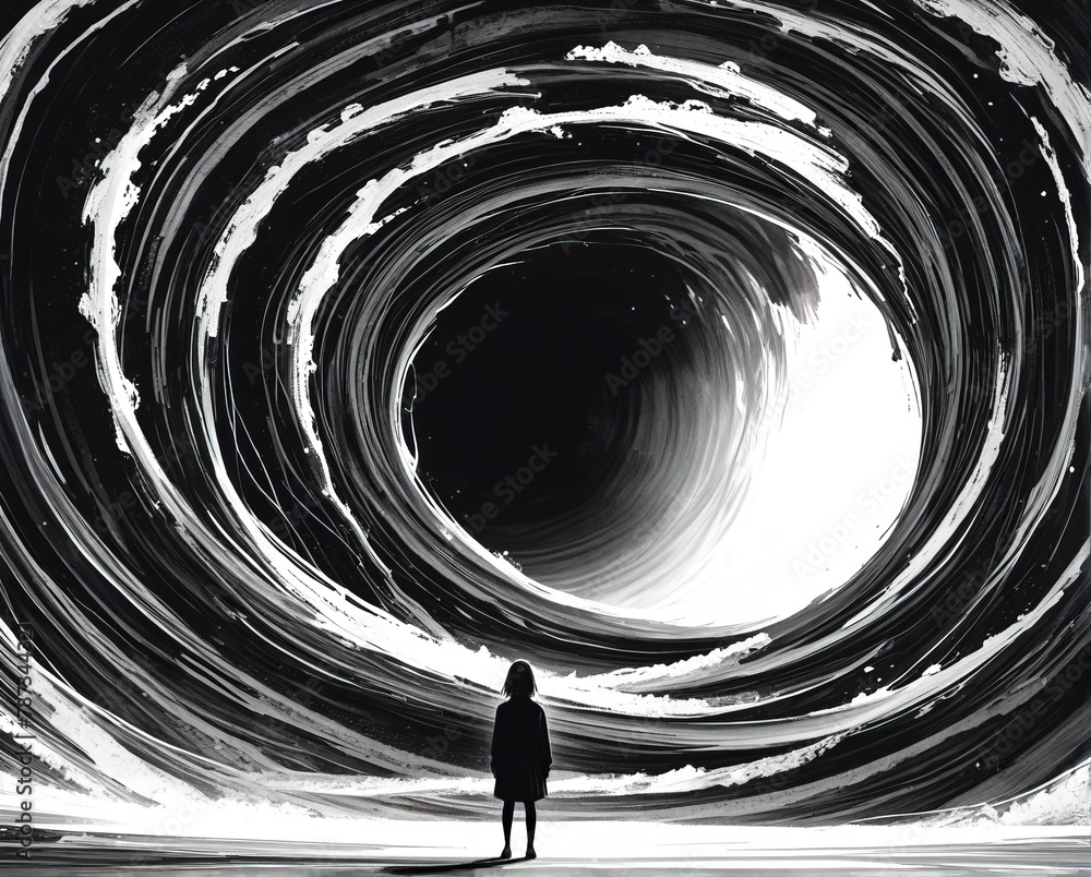 The Abyss of Anxiety: Lost in Swirling Turmoil, Mental Health Struggles ...