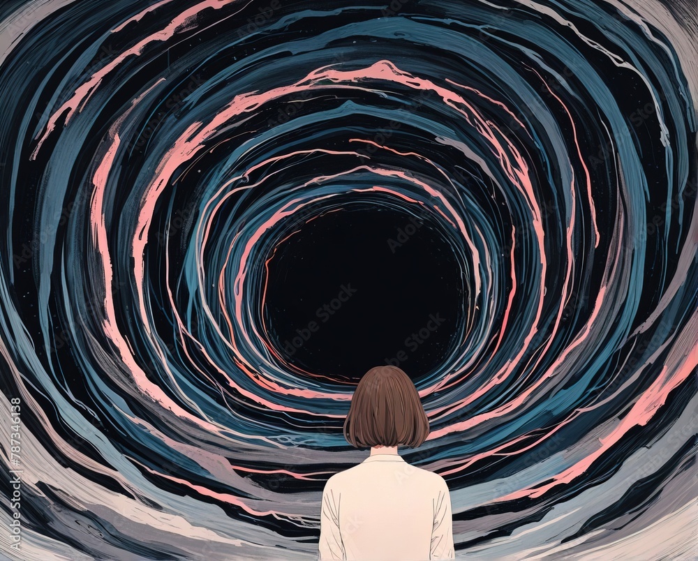 The Abyss of Anxiety: Lost in Swirling Turmoil, Mental Health Struggles ...