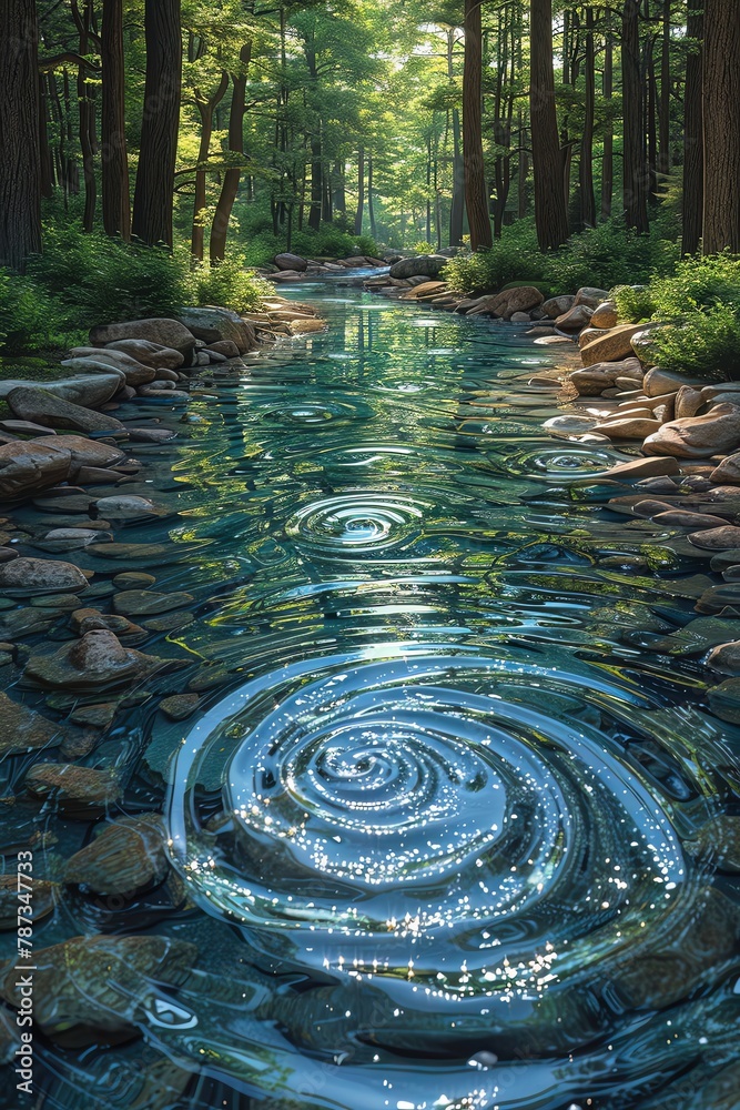 Earth Day in an alternate dimension, where water flows uphill and trees grow in spirals ...