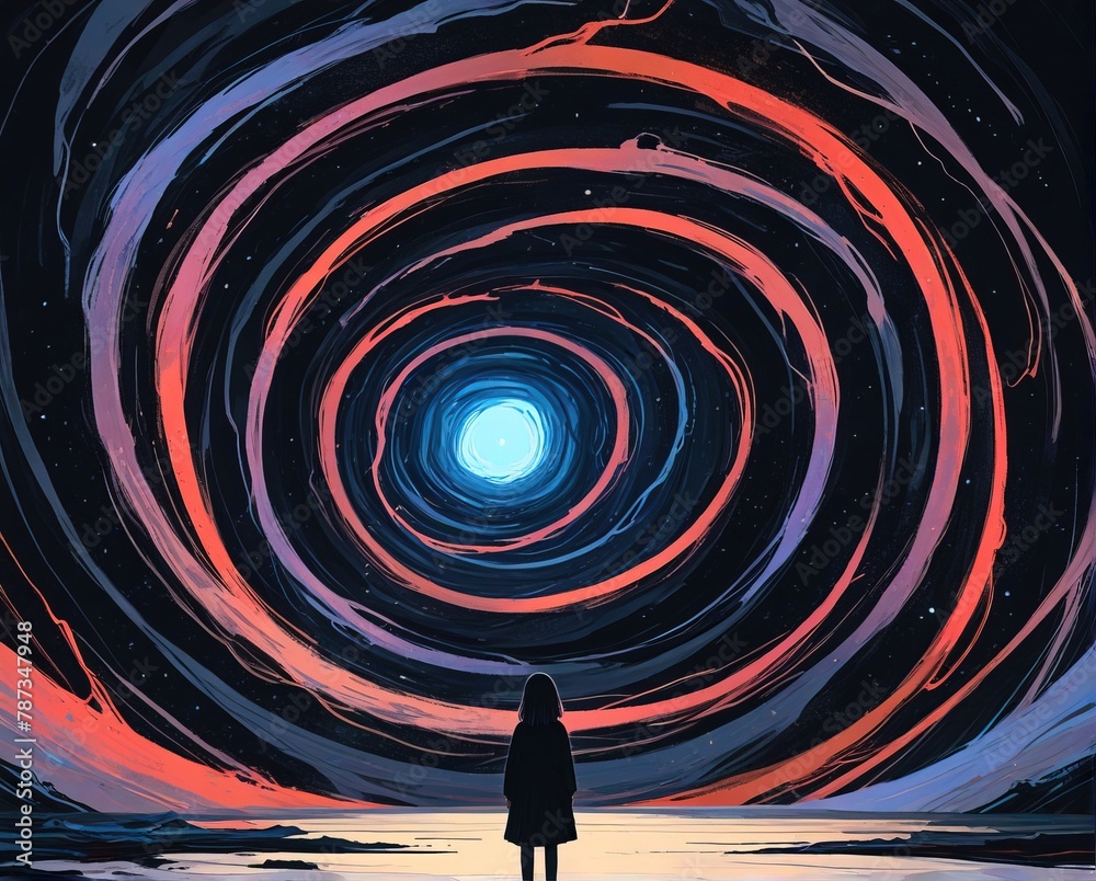 The Abyss of Anxiety: Lost in Swirling Turmoil, Mental Health Struggles ...