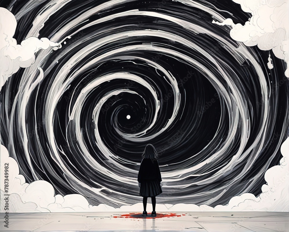 The Abyss of Anxiety: Lost in Swirling Turmoil, Mental Health Struggles ...