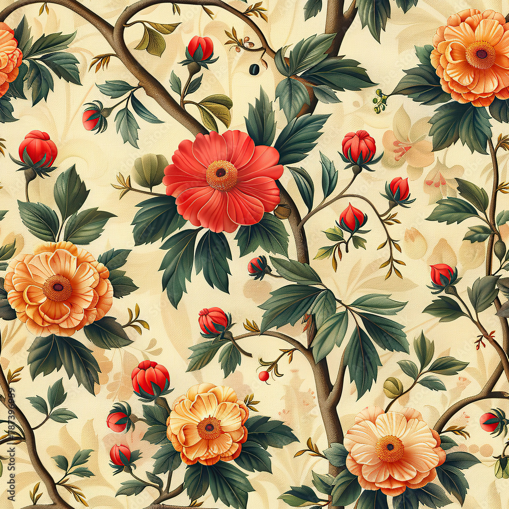 Inspired by Rajasthani Textiles and Mughal Art pattern, Rajasthani ...