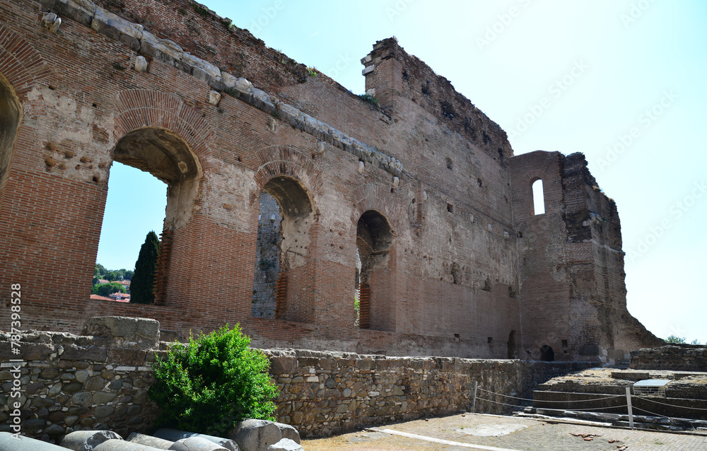 Located in Bergama, Izmir, Turkey, the Red Courtyard was built by the ...