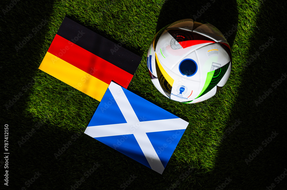 Germany vs Scotland, Euro 2024 Group A football match at Fußball Arena ...