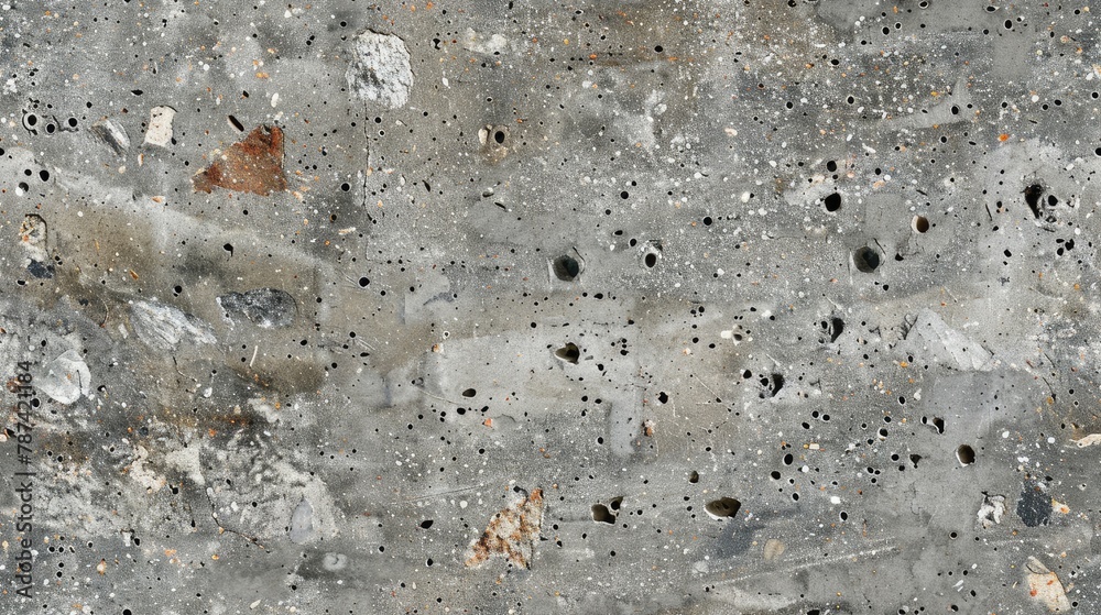 texture of polished concrete with a smooth grey surface and minimal ...
