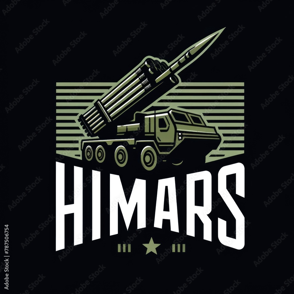 Strong HIMARS Military Logo Design in Military Green and Black Stock ...