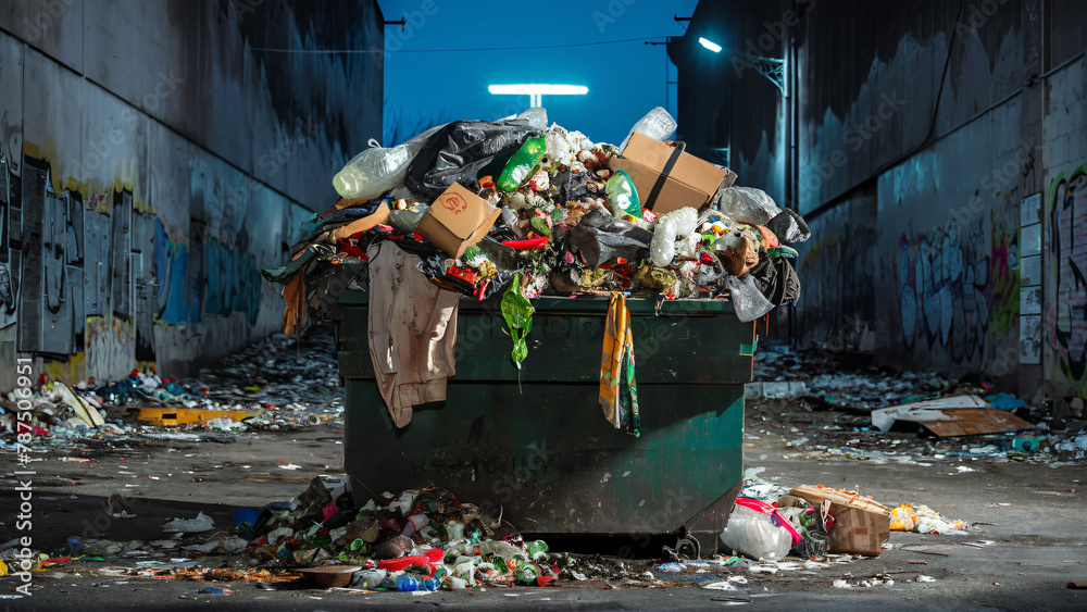 Trash dumpster, container, garbage, bulky waste, disposal, junk, waste ...