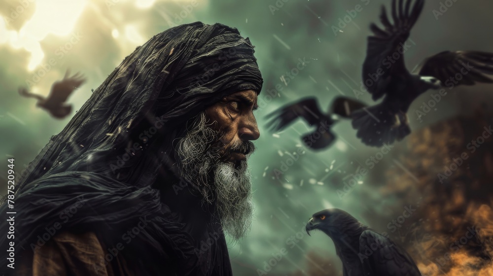 Samyaza and the watchers from the book of enoch. Ancient biblical ...