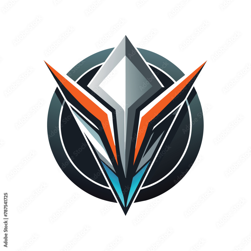 A futuristic logo design featuring a bird, symbolizing freedom and ...