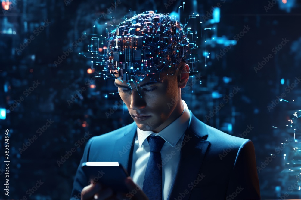 Intelligence artificielle, AI, IA, android, robot, ordinateur ...