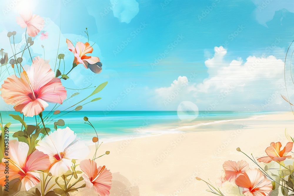 hello summer background, summer background, summer beach background ...