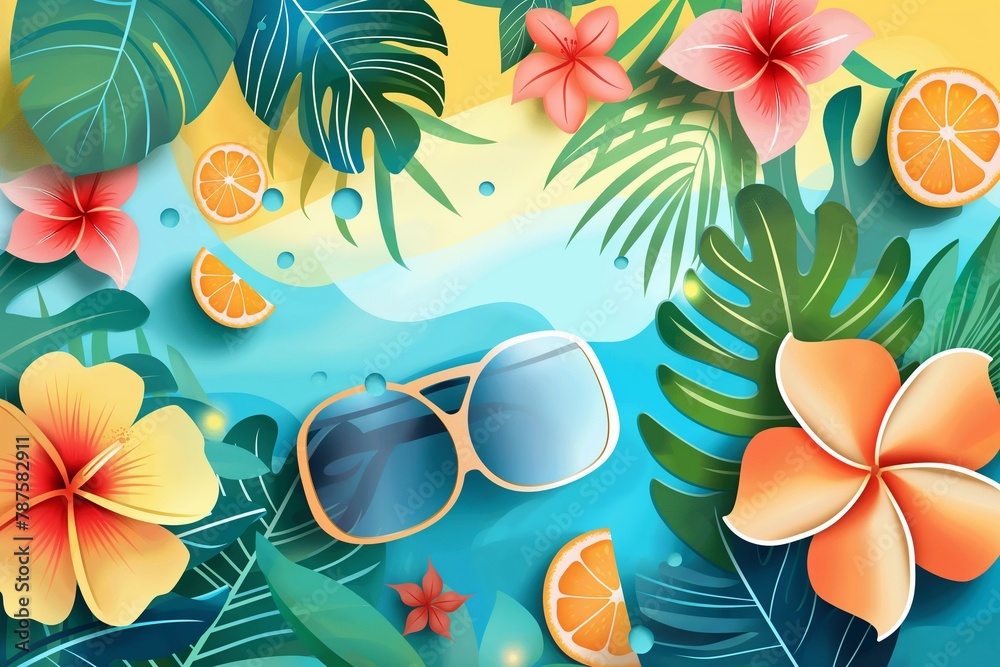 hello summer background, summer background, summer beach background ...
