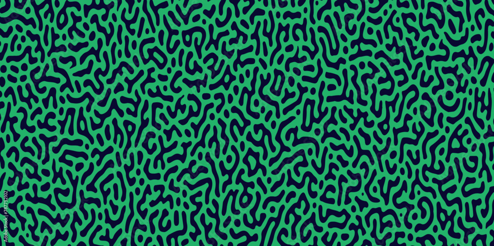 Seamless Reaction Diffusion Or Turing Pattern Vector Design Caused By Reaction Diffusion System