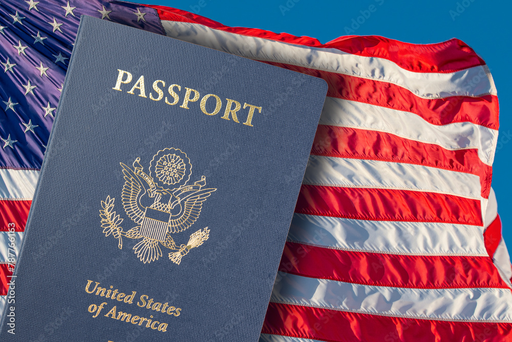 Foto De Us Passport Citizen Citizenship United States Of America