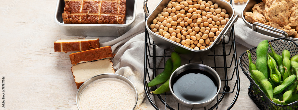 Assorted soya product..assorted soya product.Assorted soya products ...