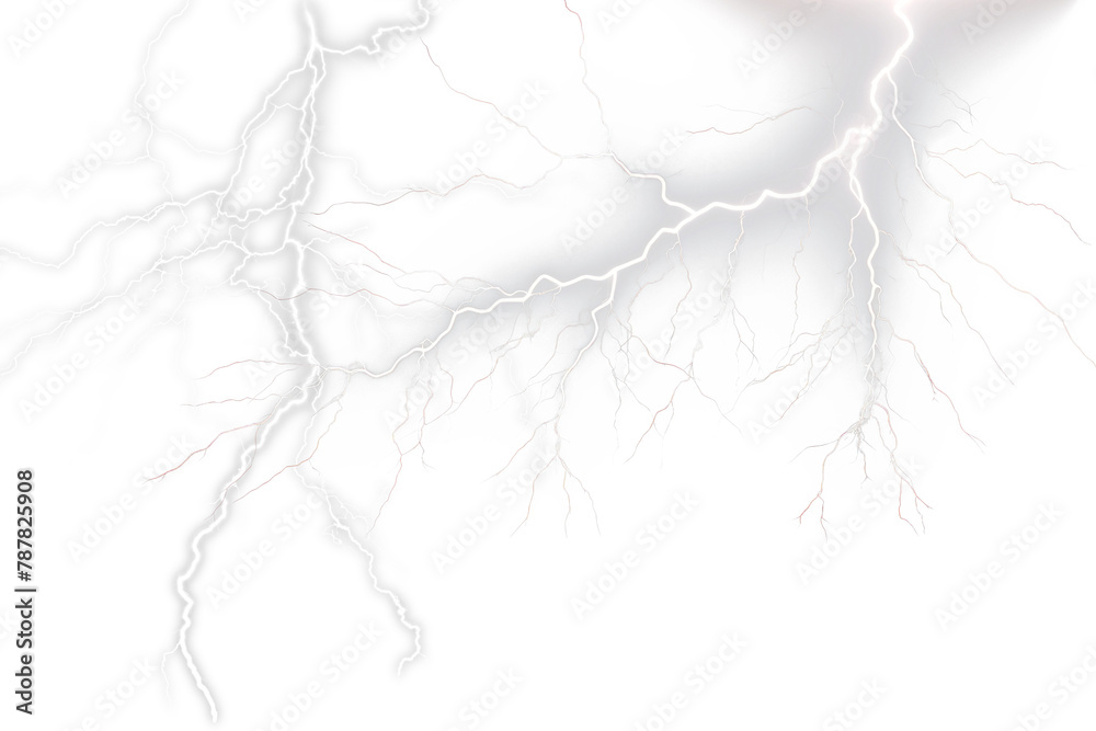 PNG Lightning thunder overlay effect, transparent background Stock ...