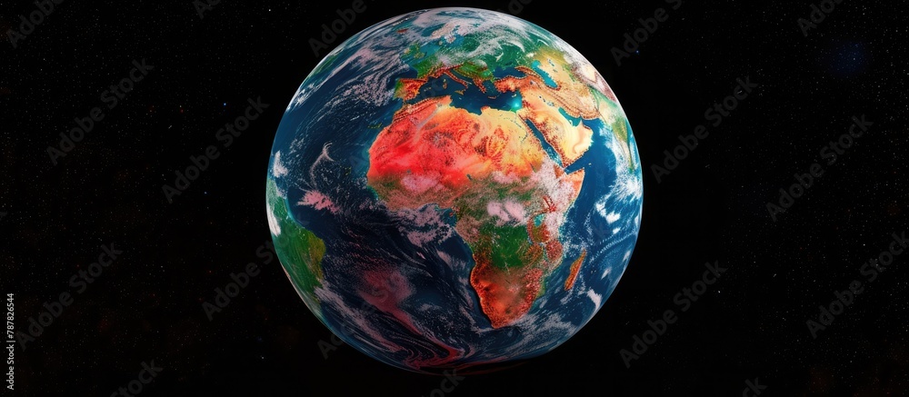 Earth looks majestic, blue, and peaceful when photographed from outside ...