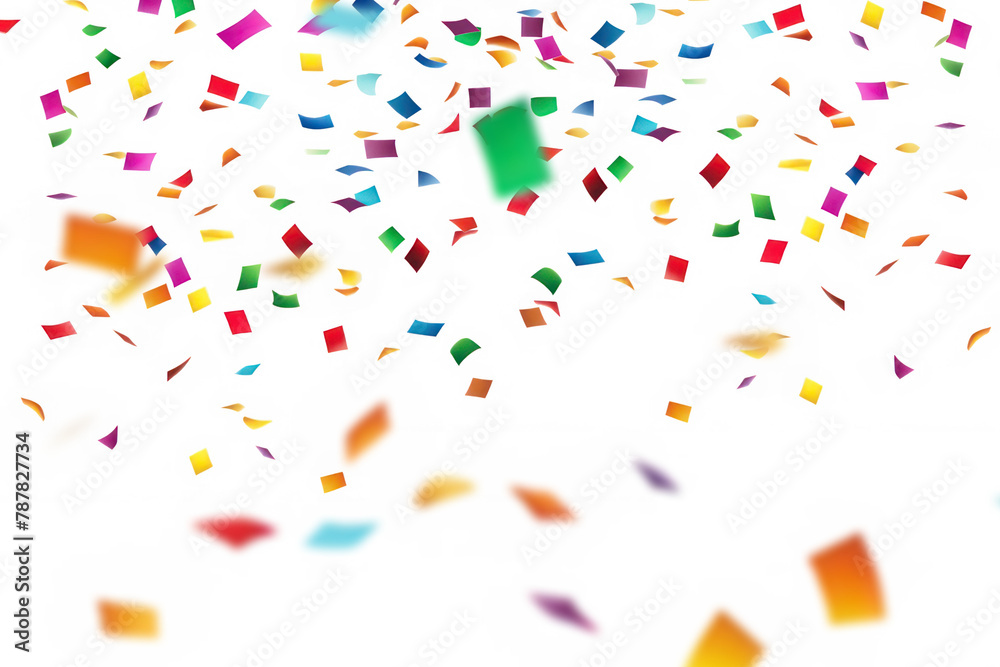 Confetti effect png overlay, transparent background Stock Illustration ...