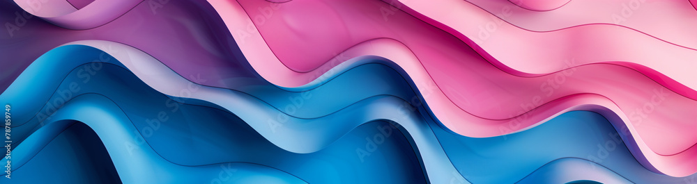 Pink and blue fluid waves ridges abstract background, Transgender pride ...