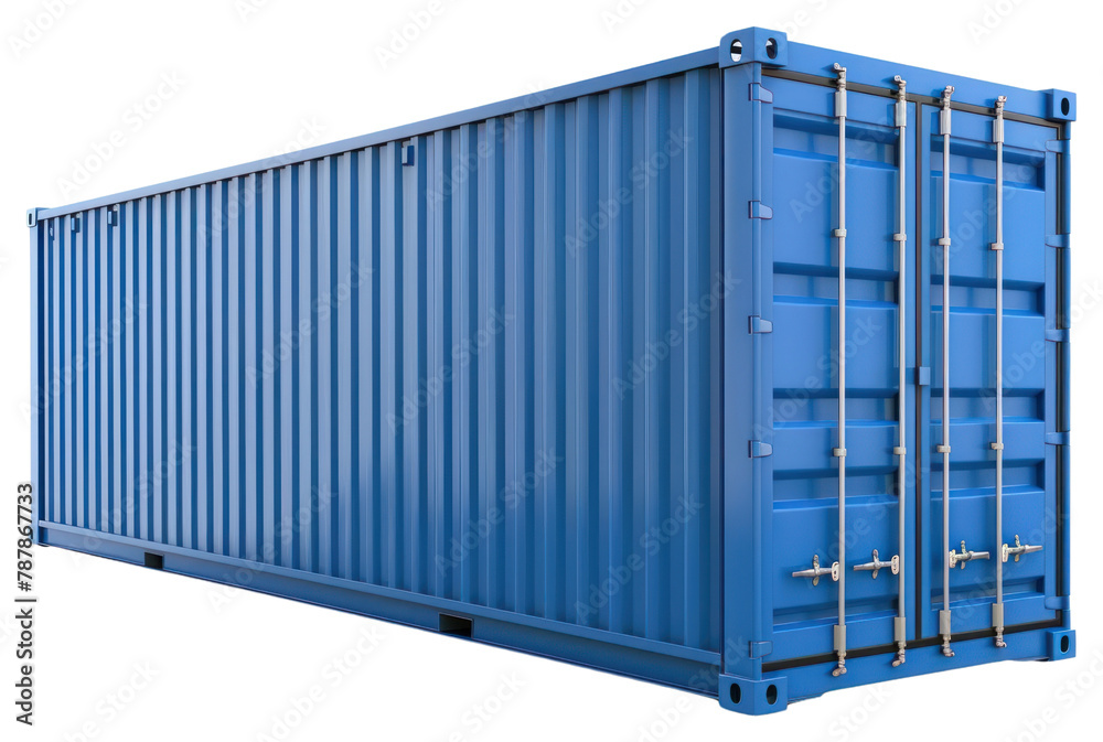 PNG Blue shipping container gate cargo container. Stock Photo | Adobe Stock