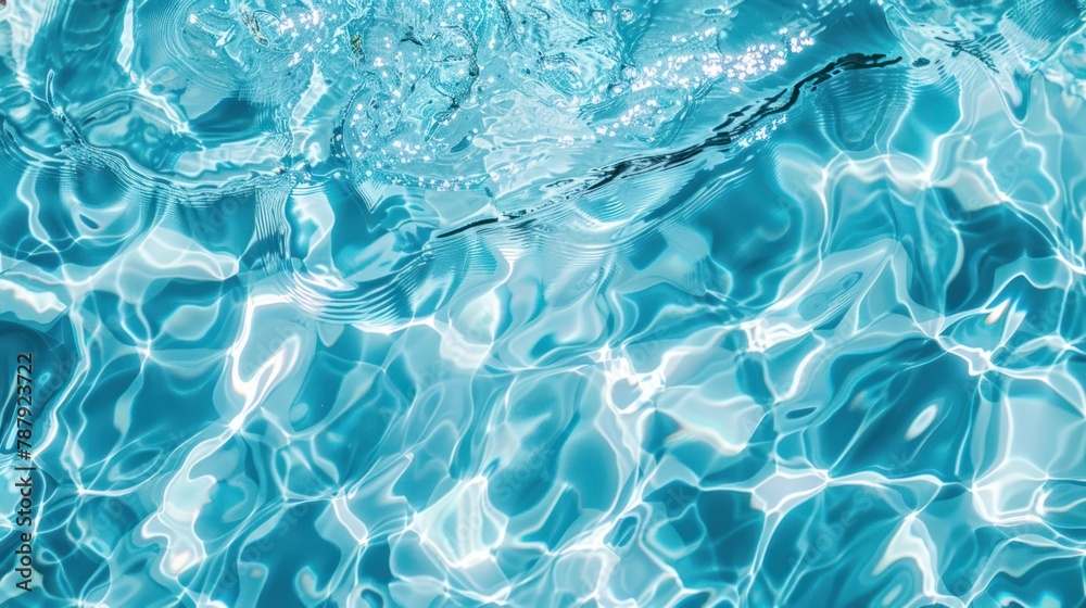 Top view Sea surface. blue water texture background, blue sea water ...