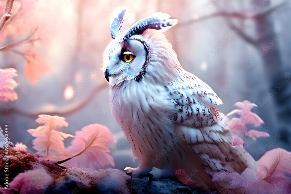 wildlife image enhanced with digital art seamlessly blending multiple ...