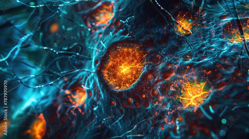 A microscopic exploration of the effects of sun exposure on skin cells ...