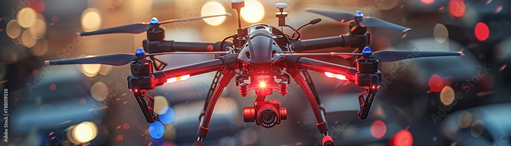 High-tech public safety drones, surveillance for community security ...