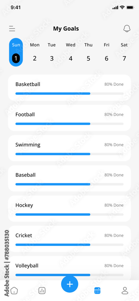 Motivation Progress and Tracking, Activity Achievement Monitoring ...