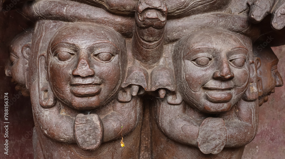 The Unique Sculpture, Sculpture of RudraShiva, on eof the Form of Lord ...