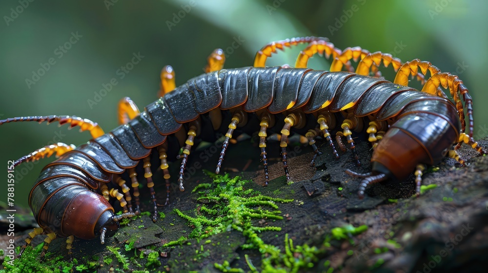 Scolopendra gigantea - Peruvian giant yellow-leg centipede also known ...