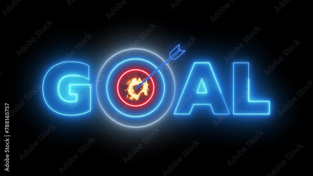 Vidéo Stock Goals achievement business, strategy, purposefulness ...