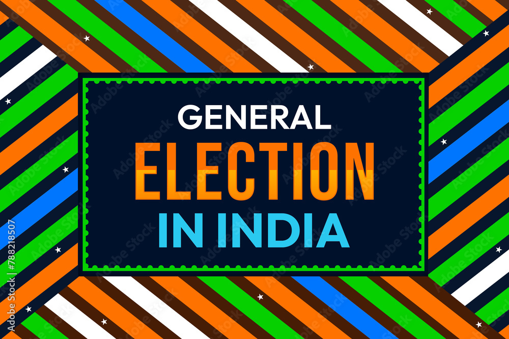 Indian General Election Wallpaper in Patriotic Orange and Green Color ...