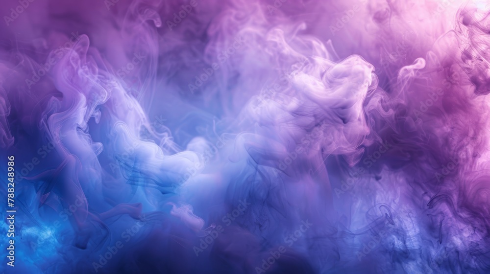 Mist texture. Color smoke. Paint water mix. Mysterious storm sky. Blue ...