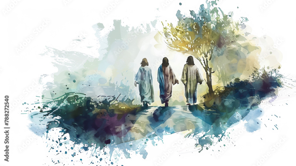 Reimagining Jesus and his disciples walking to Emmaus in a digital ...