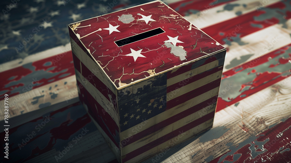 elegance of a banner featuring the Election ballot box paired with the ...