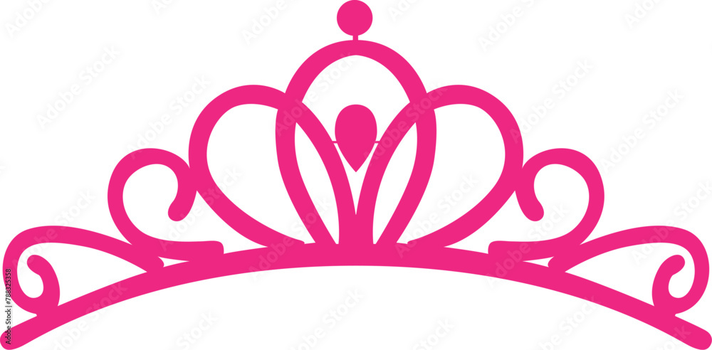Tiara Queen Princess Crown SVG Cut File for Cricut and Silhouette, EPS ...