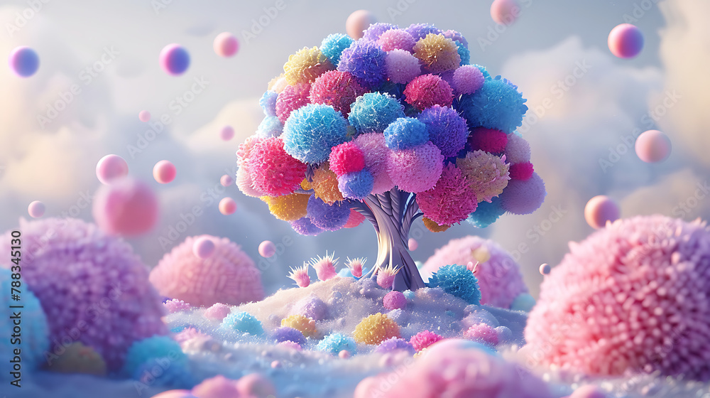 Enchanted Forest Retreat A mystical forest glade bathed in soft ...