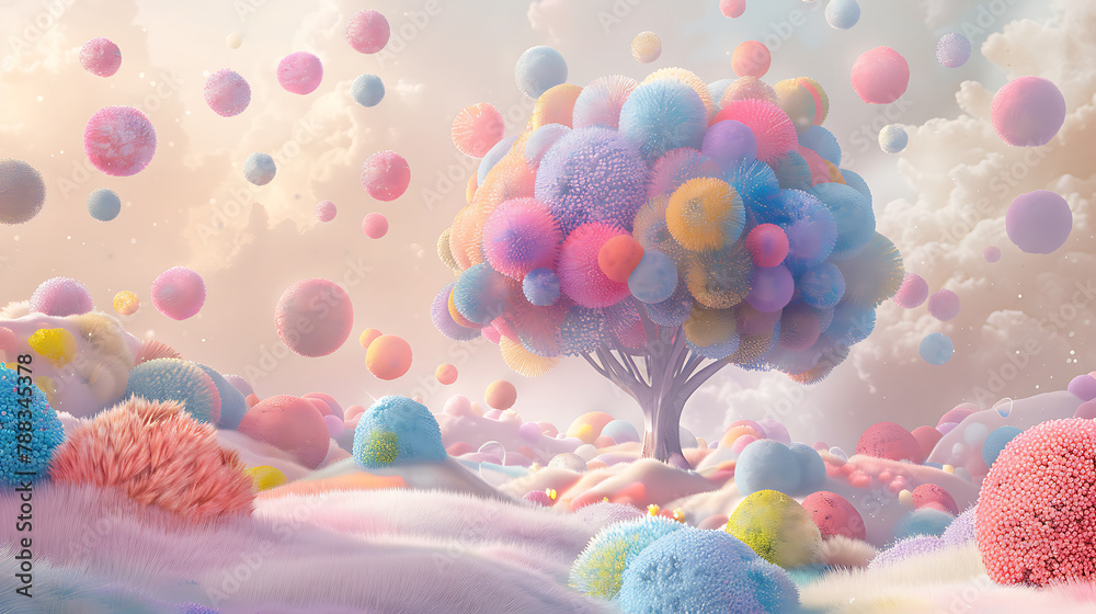 Enchanted Forest Retreat A mystical forest glade bathed in soft ...