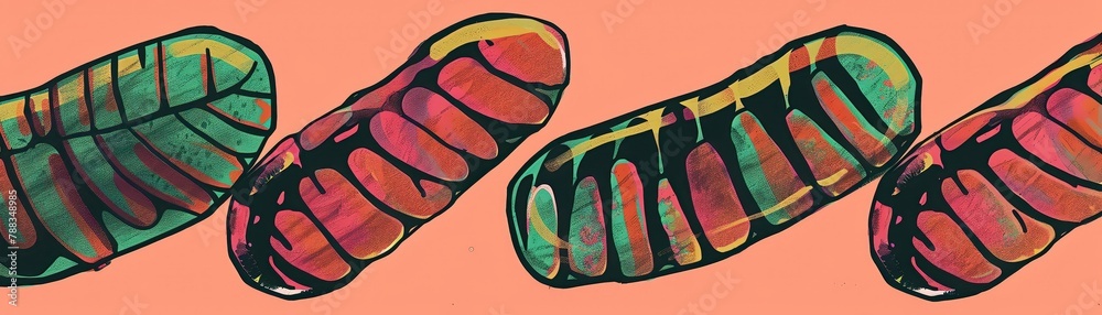 A closeup captured the complex dance of mitochondria within a cell ...
