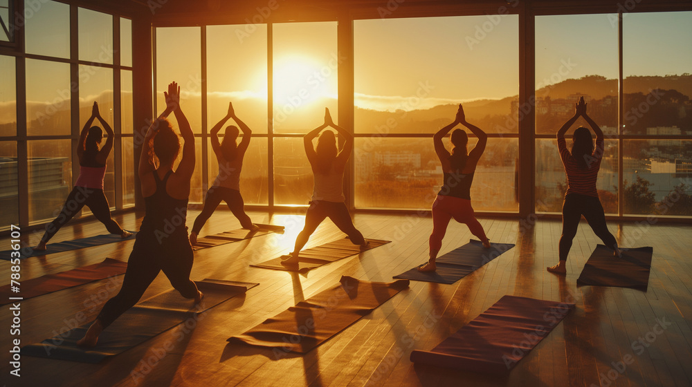 Morning yoga session for physical and mental wellness, preparing for ...