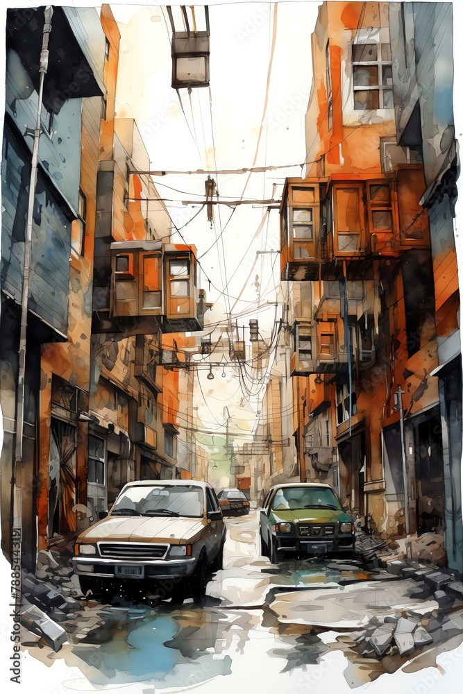 Infuse the world of urban exploration with surreal elements Employ ...