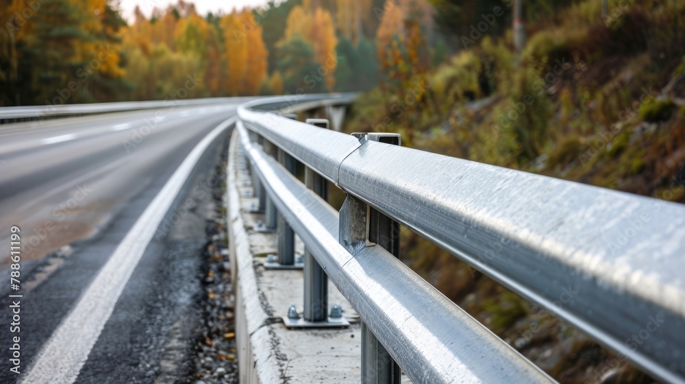 Standard Guardrail for Reliable Road Safety and Protection - Metal ...