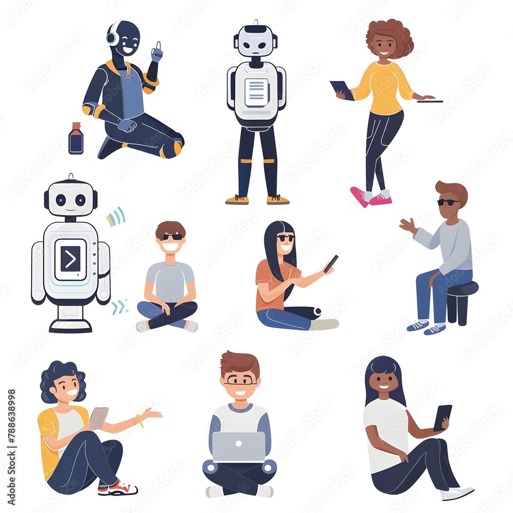 Diverse students and lifelong learners using AI chatbots for ...
