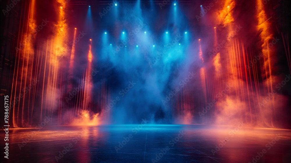 Stage curtain ray spotlight theatre entertainment, grand theatre ...