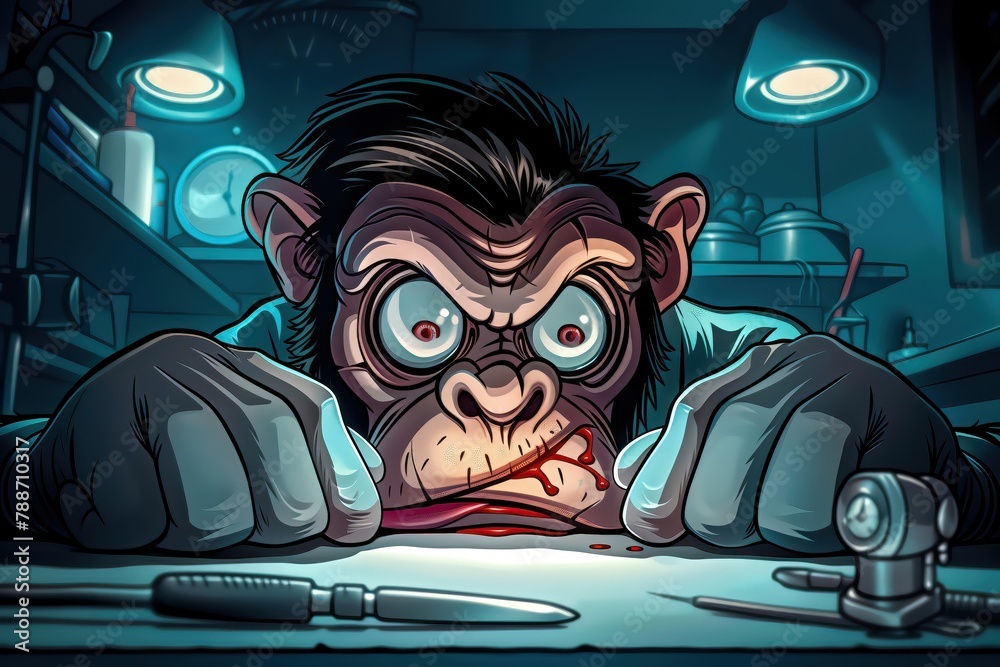 A genetically enhanced chimpanzee performs complex surgical procedures ...